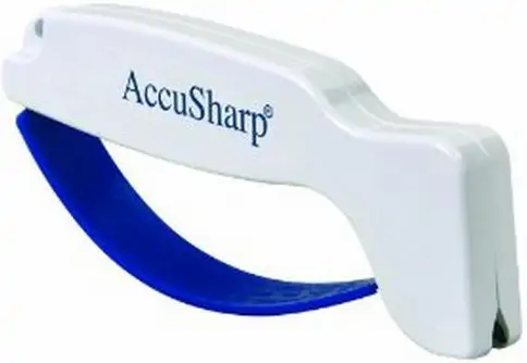 ACCUSHARP KNIFE/TOOL SHARPENER WHITE