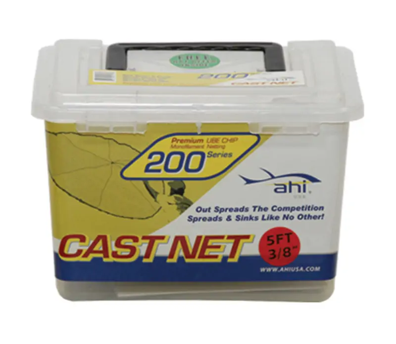 AHI 200 SERIES MONO CAST NET 5ft 3/8in CLEAR MESH