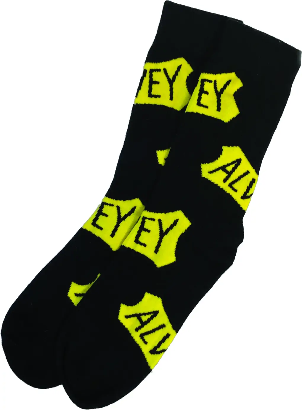 ALVEY LOGO SOCKS YELLOW