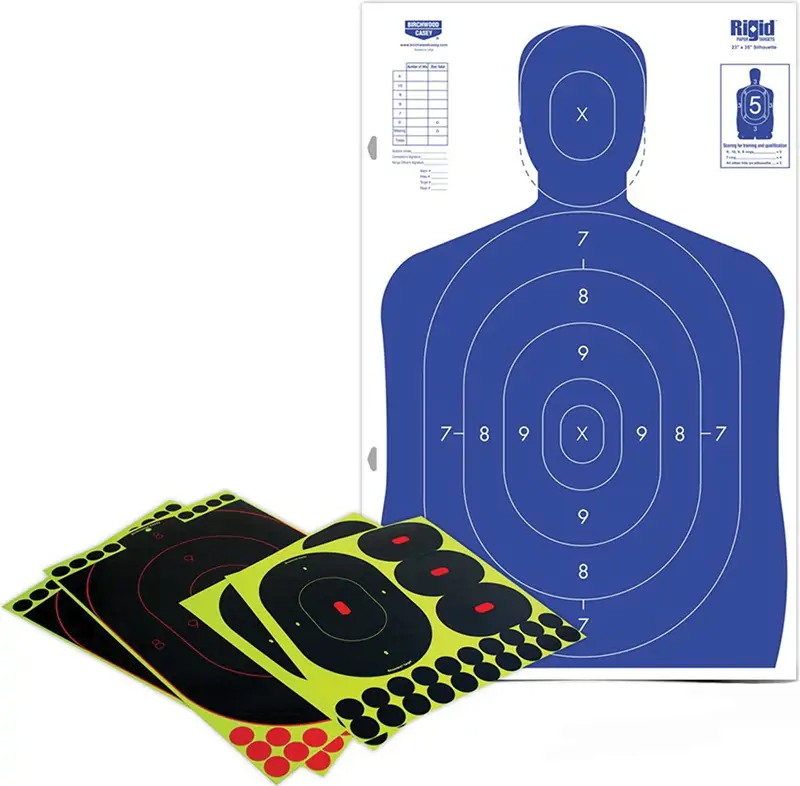 BIRCHWOOD CASEY SHOOT-N-C TARGETS SILHOUETTE KIT 12x18in