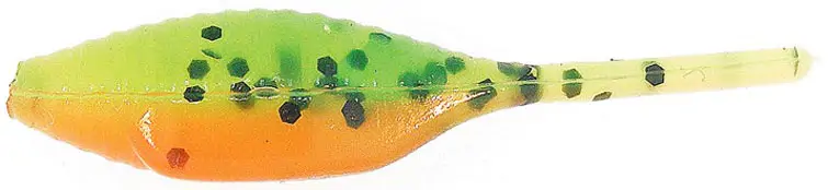 BASS ASSASSIN TINY SHAD 1.5in 15bg CHART PERCH