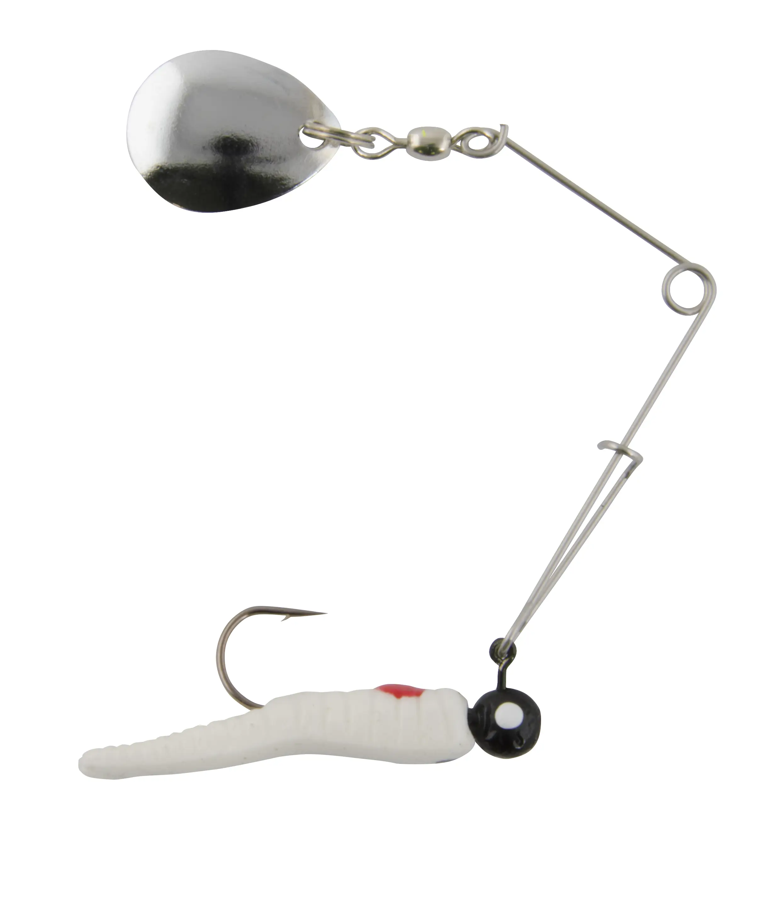 JOHNSON LURES BEETLE SPIN VALUE PACK 1/16oz WHITE/RED DOT