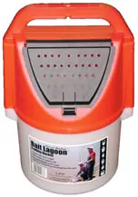 CHALLENGE PLASTICS LAGOON TROLLING BUCKET 8qt PLASTIC RED