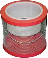 CHALLENGE PLASTICS WIRE CRICKET BUCKET 6in ROUND
