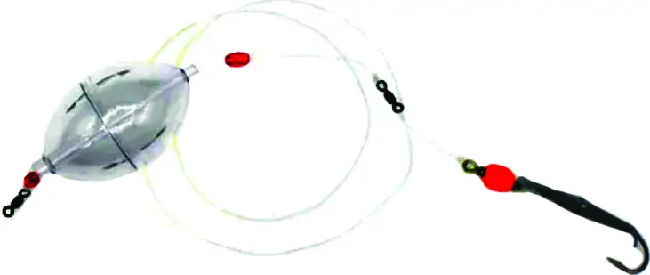 CLARKSPOON BUBBLE BUSTER RIG 3/0 WGT SPN /CLEAR FLOAT