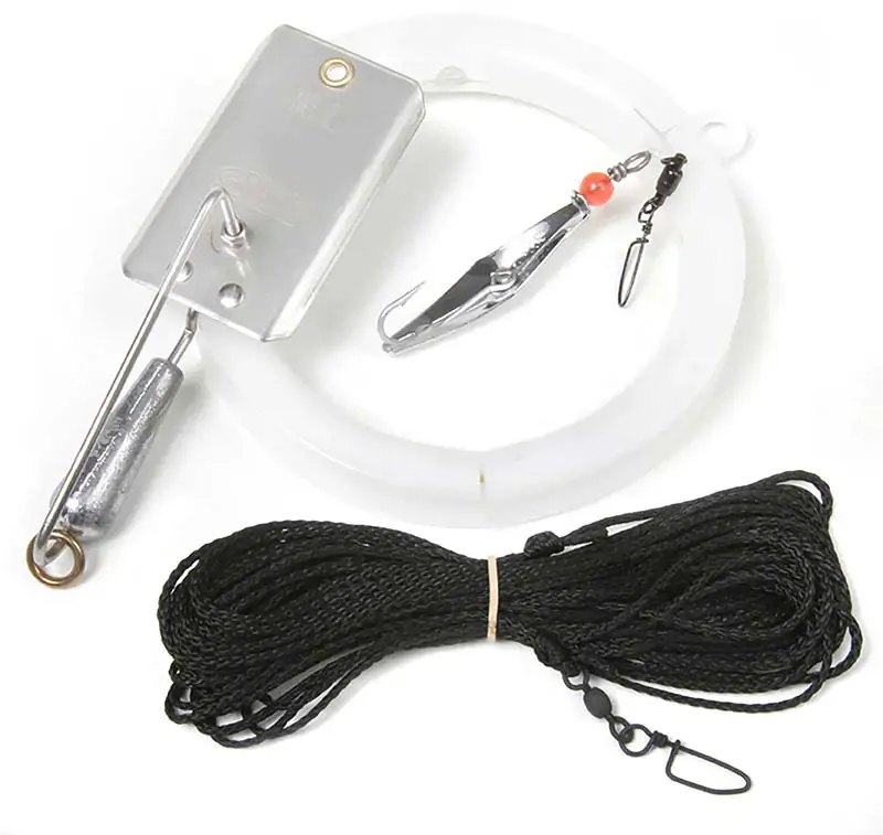 CLARKSPOON PLANER KIT 2 Planer w/00 SILV 30ft HAND LINE