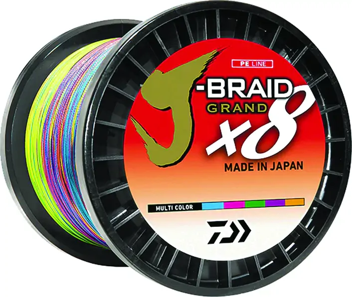 DAIWA J-BRAID X8 BRAID MULTI-COLOR 65lb 3300yd