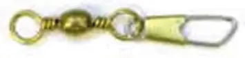 EAGLE CLAW SNAP SWIVEL BRASS sz7 12pk