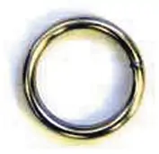 EAGLE CLAW SPLIT RING NICKEL sz6 4pk