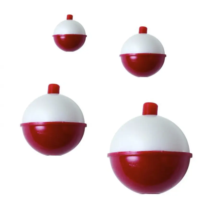 EAGLE CLAW SNAP-ON FLOAT ASSORTMENT RED/WHT 12pk