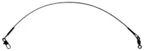 EAGLE CLAW STEEL LEADER BLACK 12in 20 3pk