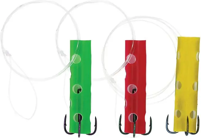 EAGLE CLAW CATFISH TUBE DIP RIG sz4 TREBLE 3pk