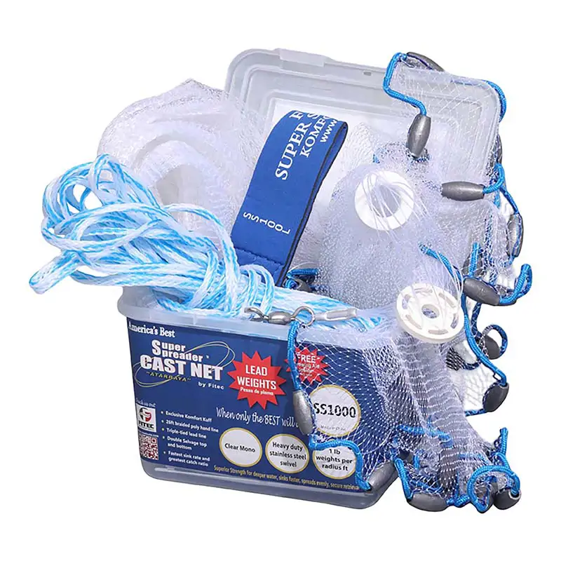 FITEC SS1000 MONO CAST NET 6ft 1/4in CLEAR