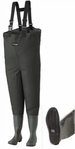 FROGG TOGGS CASCADE CHEST WADERS FOREST GREEN CLEAT sz8