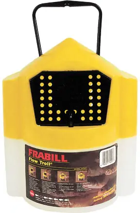 FRABILL FLOW TROLL BAIT BUCKET 6qt SELF LOCKING LID