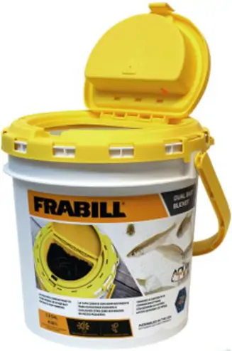 FRABILL BAIT BUCKET/AERATOR CMBO 5qt INSULATED