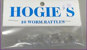 HOGIE GLASS WORM RATTLES 10pk STANDARD