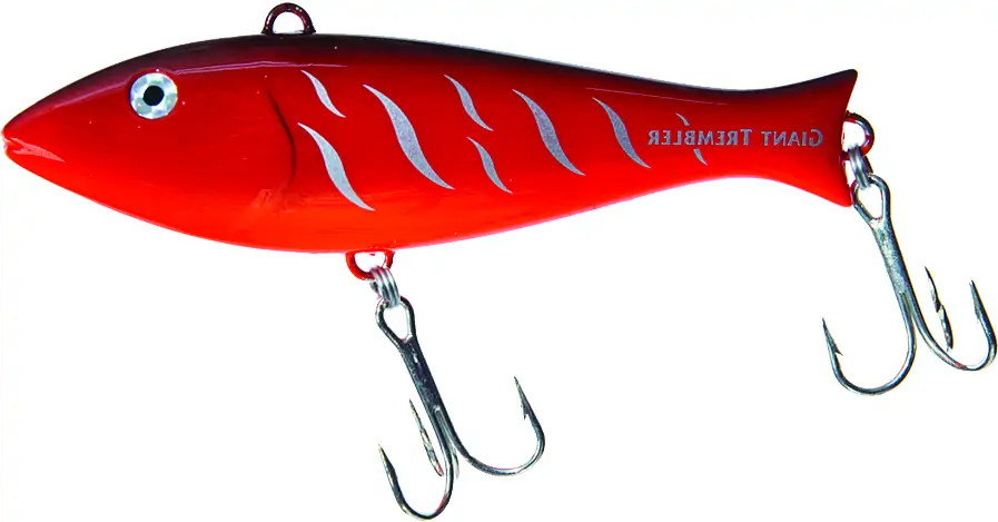 HALCO GIANT TREMBLER TROLLBAIT 7in 4.5oz RED TIGER