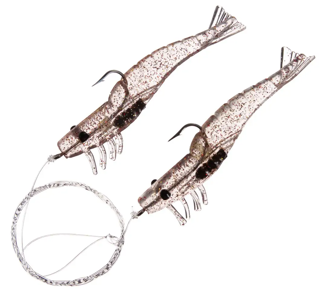 H H LURE TKO SHRIMP DOUBLE RIG 1/4oz SHRIMP