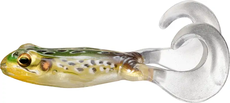 LIVE TARGET FREESTYLE FROG 3.5in 2pk EMERALD BROWN