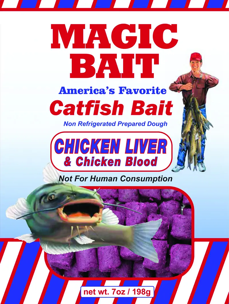 MAGIC BAIT CATFISH BAIT 7oz LIVER/CHICKEN BLOOD