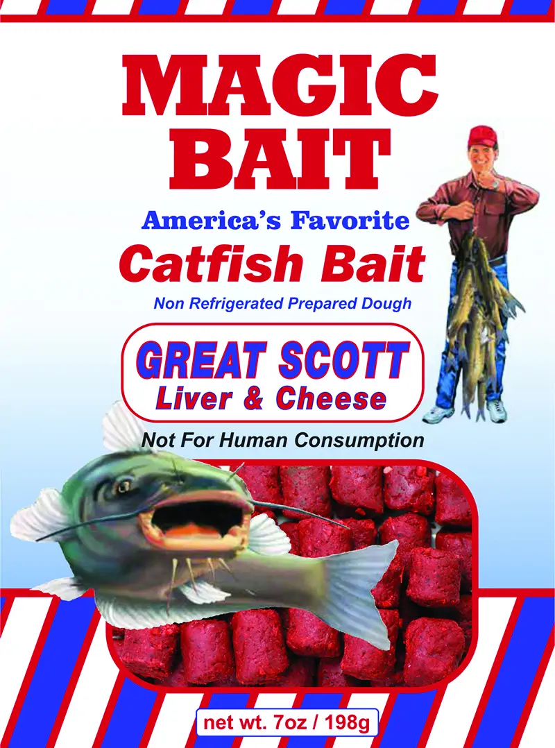 MAGIC BAIT CATFISH BAIT 7oz GREAT SCOTT CHEESE