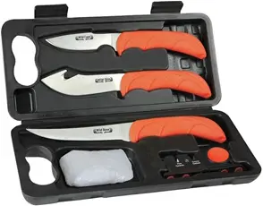 OUTDOOR EDGE WILD LITE BUTCHER KIT 6pc w/CARRY CASE