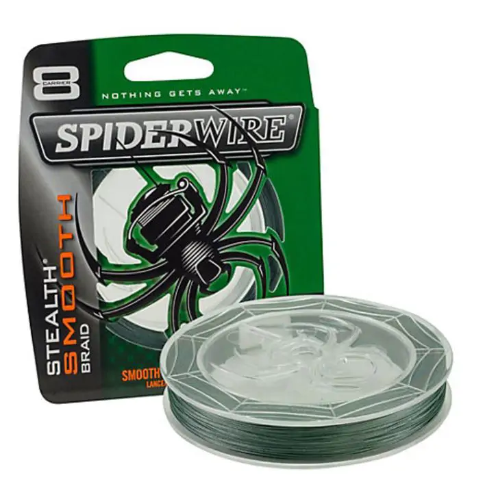 SPIDERWIRE STELTH SMOOTH BRAID LINE MOSS GREEN 30lb 200yd