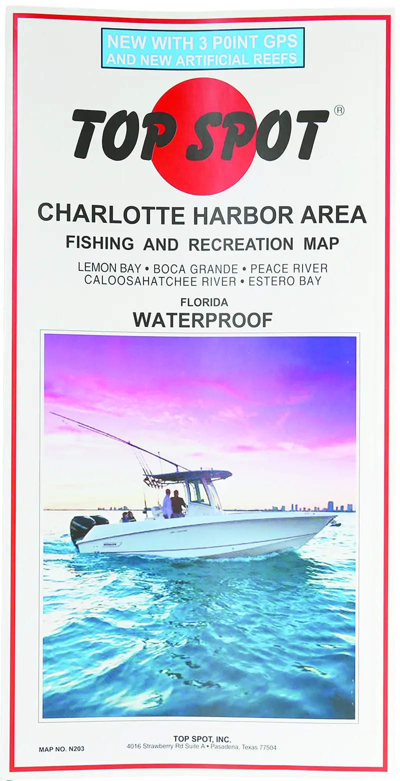 TOP SPOT FISHING MAP CHARLOTTE HARBOR