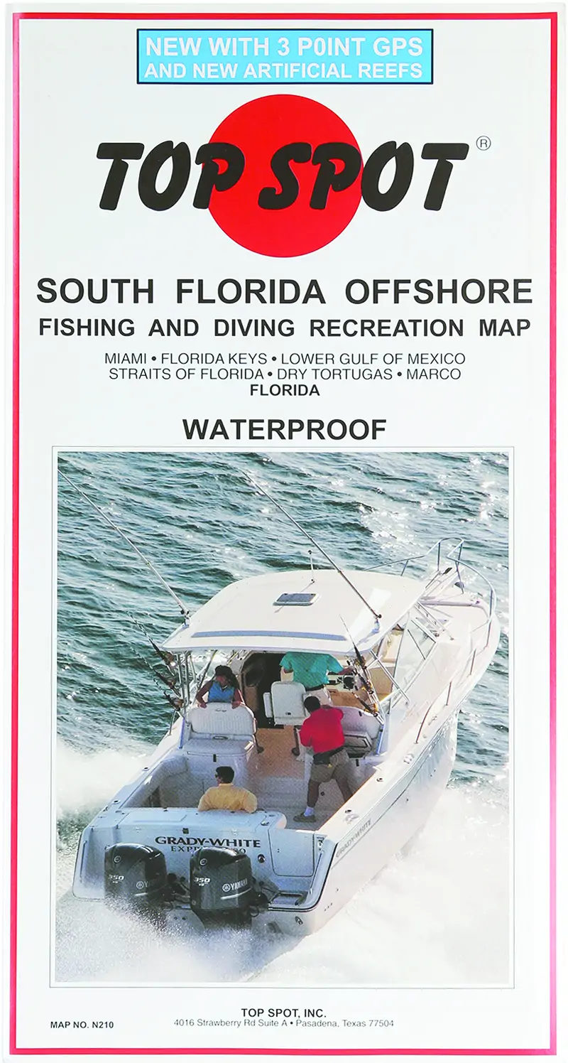 TOP SPOT FISHING MAP SOUTH FLORIDA OFFSHORE