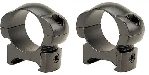 WEAVER GRAND-SLAM RINGS 1in X-HIGH MATTE BLACK