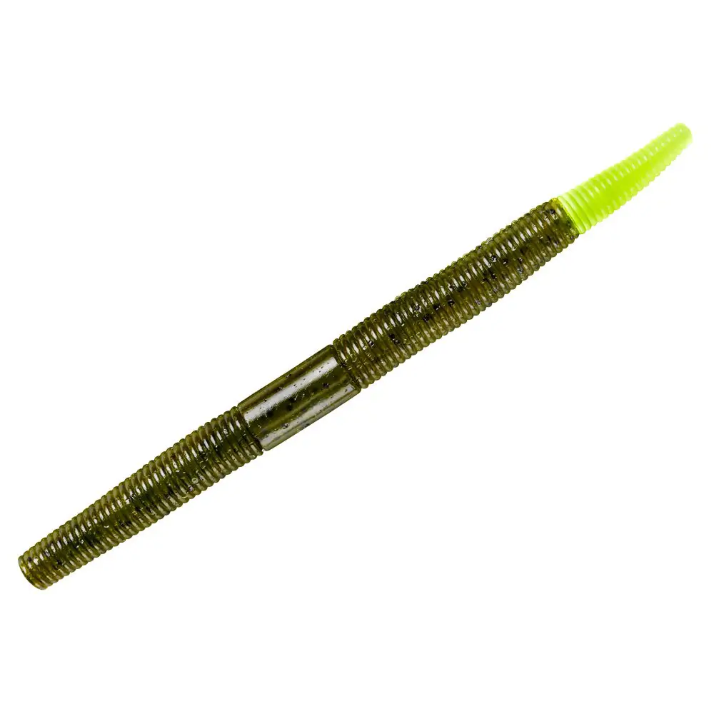 YUM DINGER WORM 5in 8bg GREEN PUMP/CHART