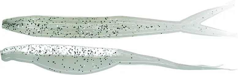 ZOOM SUPER FLUKE JR 4in 10bg WHITE ICE